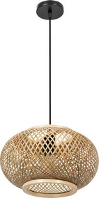 Toolight Toolight, stropní svítidlo ve stylu Boho 1xE27 APP1247-1CP, přírodní, OSW-01410