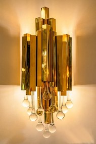 Luxusní nástěnná lampa TEARS GOLD II
