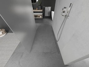 Mexen Kioto, průchozí sprchová zástěna 120 x 200 cm, 8mm sklo námraza, 2x chromová stabilizační rozpěra, 800-120-002-01-30