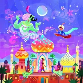 Ravensburger Aladin a kouzelná lampa / 64 dílků / od 5 let