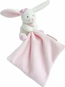 Doudou Dárková sada růžová - králíček s muchláčkem 10 cm / od 0 let