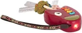 B-Toys Klíčky k autu FunKeys červené / od 18 měsíců