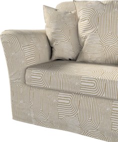 Potah na pohovku IKEA  Tomelilla rozkládací barva béžová látka pletený vzor, vzorované