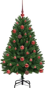 Umělý vánoční stromeček 120 cm 150 LED Teplá bílá PVC a ocel 3395667