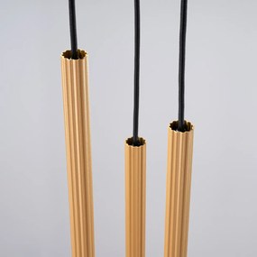Sollux Lighting Závěsné svítidlo ARCHE 3P zlaté