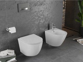 Mexen Lena Rimless závěsné WC se sedátkem s pomalým zavíráním, bílá - 30220300