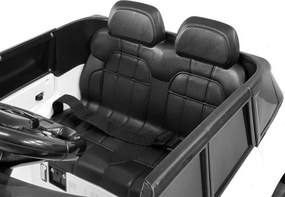 LEAN CARS Elektrické autíčko HL1638 s dálkovým ovládáním, MP3 a LED světlem bílé