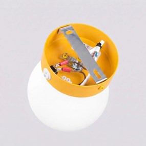 Sollux Lighting Nástěnné svítidlo YOLI 1 žluté s vypínačem