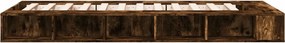 Rám postele kouřový dub 90 x 200 cm kompozitní dřevo 3280521