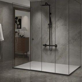 BPS-koupelny Obdélníková akrylátová sprchová vanička HYD-OSV-RIKO 140x80 bílá