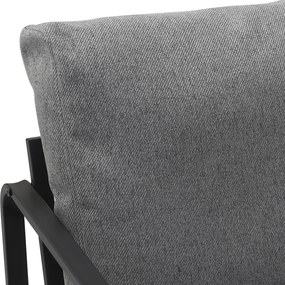 Relaxační křeslo Manea látka – tmavě šedá