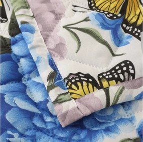 Letní přikrývka BUTTERFLY AND FLOWER 140x200 cm, barevná