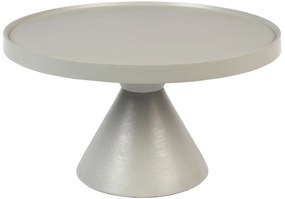 Šedý kovový konferenční stolek ZUIVER FLOSS 60 cm
