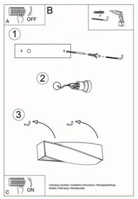 Nástěnné keramické svítidlo SOLLUX Sigma mini E27 1x60W bez zdroje SL.0229 bílá