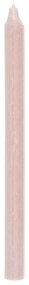 IB LAURSEN Vysoká svíčka Rustic Light Pink 29 cm, růžová barva, vosk