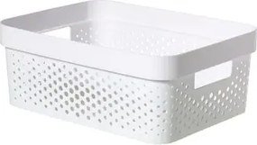 Curver Infinity Úložný box 11 l bílá / 14 x 36 x 27 cm