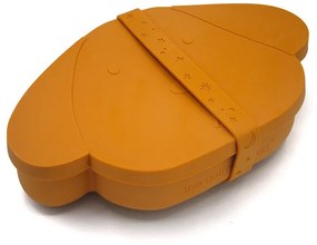 Dětský silikonový lunchbox pes Milo - oranžová