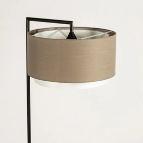 Stojací designová lampa Pallas Soffito Taupe and Black