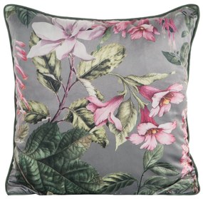 EUROFIRANY DEKORAČNÍ POVLAK NA POLŠTÁŘ VELVET 108 45X45 CM KVĚTY