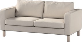 Potah na pohovku IKEA  Karlstad 2-místná, nerozkládací, krátký barva šedá látka pletený vzor