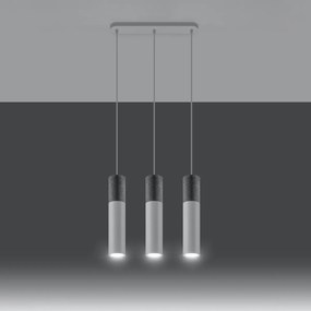 Sollux Lighting Závěsné svítidlo BORGIO 3L bílé