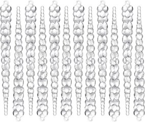 Camerazar Rampouchy na vánoční stromeček 12 ks ozdoby 13 cm přívěsek