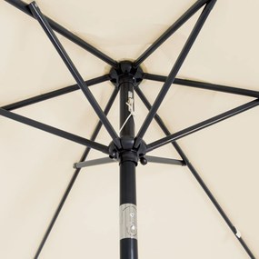 Slunečník béžový průměr 200 cm 102548