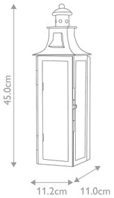 Elstead STOW - Venkovní nástěnné svítidlo STOW 1xE14/60W/230V IP44
