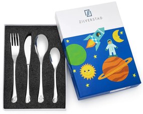 Zilverstad Dětská sada příborů Vesmír (4ks)