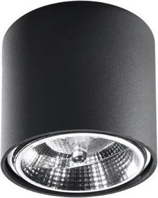 Stropní svítidlo SOLLUX Tiube GU10 1x40W bez zdroje SL.0697 černá