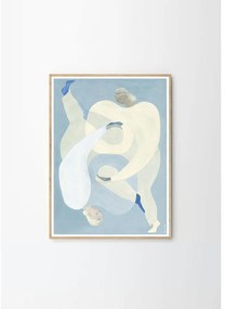 Plakát 70x100 cm Hold You - Blue – Sofia Lind – The Poster Club