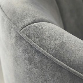 Eka Souprava pohovky a křesel BELLAGIO Velutto Výběr nohou: Bílé, Barva látky Velutto: Černá (Velutto 19)