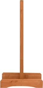 Zahradní trelážový plot oranžový 120 x 60 cm masivní jedle 314822