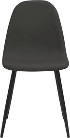 vidaXL Jídelní židle 2 ks 45 x 53,5 x 83 cm umělá kůže [325639] Barva: Černá
