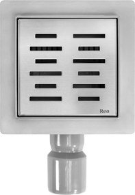 Rea Line, nerezový odtokový žlab 120x120 mm, ocelová, REA-G6204