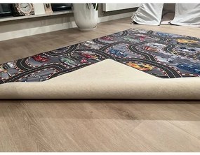 WI Dětský koberec 120 x 150 cm - Autodráha
