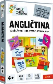 TREFL Vzdělávací hra Malý objevitel: Angličtina / 6 sad puzzle / 54 dí