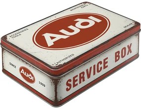 Postershop Plechová dóza plochá - Audi - Service Box