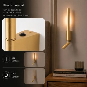 BRILAGI - LED Nástěnné bodové svítidlo VIXON LED/3W/230V + LED/5W zlatá CRI 90
