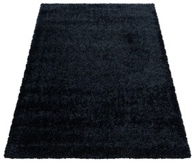 Ayyildiz koberce Kusový koberec Brilliant Shaggy 4200 Black - 60x110 cm