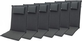 Doppler ELEGANT 2430 - set 6 ks polstrů na křeslo s vysokým opěradlem