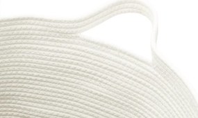 vidaXL Úložný koš a bílý Ø 49 x 65 cm bavlna [358493] Barva: Černá