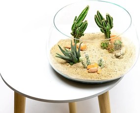 Hoek Flowers Skleněná váza boule, průměr 21cm