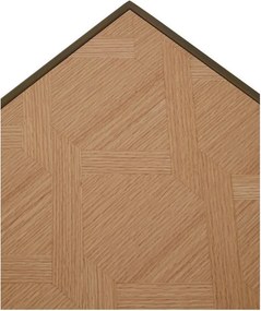 Hnědý/v přírodní barvě konferenční stolek s deskou v dubovém dekoru 40x120 cm Grenoble – Premier Housewares