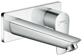 Hansgrohe Talis E - Páková umyvadlová baterie pod omítku, montáž na stěnu, s výtokem 16,5 cm, chrom 71732000