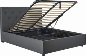 Dormeo Dolce Pro Postel s úložným prostorem Classic šedá