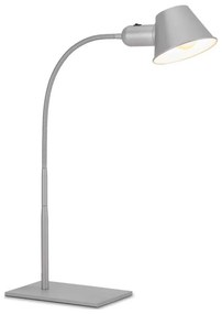Brilo - Stolní lampa 1xE27/10W/230V matný chrom 7407-014