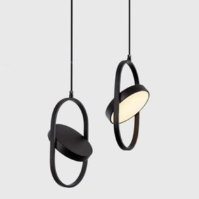 Toolight Toolight, LED závěsné svítidlo 18W, 4000K, APP1554-CP, černá, OSW-05662