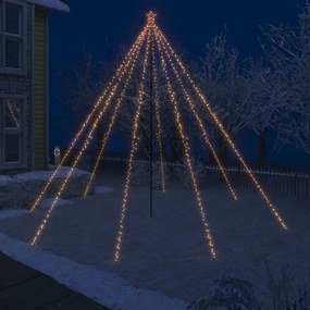 51296 vidaXL LED vánoční světelný vodopád strom dovnitř i ven 800 LED 5 m
