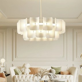 Toolight Toolight, LED stropní svítidlo 85cm, 27W, APP1671-1CP, bílá, OSW-06136